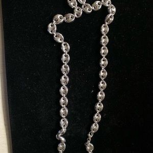 Jewelry | Gucci Puff Link Sterling Silver Chain | Poshmark